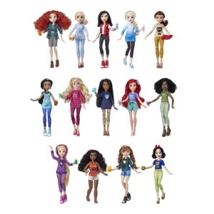 disney princess ralph breaks the internet movie dolls with comfy clothes & accessories, 14 doll ultimate multipack (amazon exclusive)