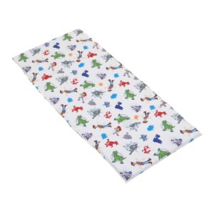 disney toy story 4 - blue, green, red & white preschool nap pad sheet