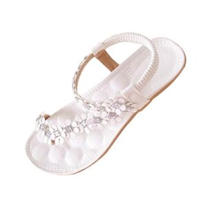 highly recommend great value flip-flop women summer bohemia flower beads flip-flop shoes flat sandals