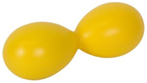 westco double egg shaker-yellow