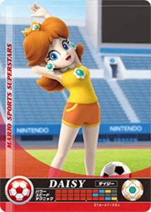 nintendo mario sports superstars amiibo card soccer daisy for nintendo switch, wii u, and 3ds