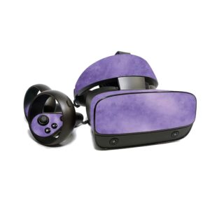 mightyskins skin for oculus rift s - purple airbrush | protective, durable, and unique vinyl decal wrap cover | easy to apply, remove, and change styles | made in the usa