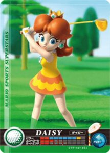 nintendo mario sports superstars amiibo card golf daisy for nintendo switch, wii u, and 3ds