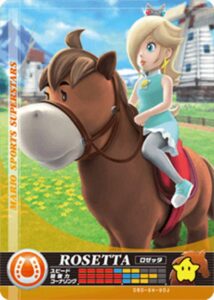 nintendo mario sports superstars amiibo card horse racing rosalina for nintendo switch, wii u, and 3ds