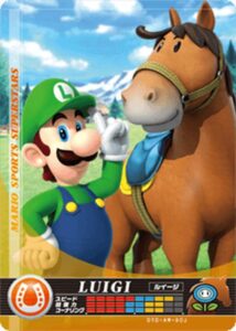 nintendo mario sports superstars amiibo card horse racing luigi for nintendo switch, wii u, and 3ds