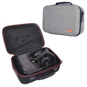 fnship fashion hard travel case carrying bag for oculus quest vr gaming headset and quest controllers accessories