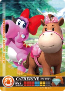 nintendo mario sports superstars amiibo card horse racing birdo for nintendo switch, wii u, and 3ds