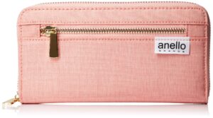 anello grande(アネロ グランデ) women's wallet, safety pink