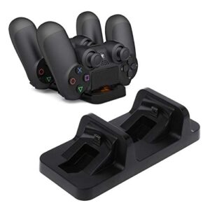 dual usb charging dock station stand for ps4 4 controller handle charger for ps4