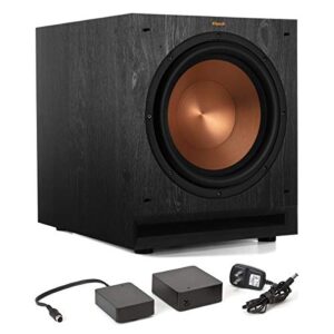 klipsch spl-120 12" subwoofer (ebony) with wa-2 wireless subwoofer kit