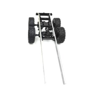 zjchao oil trailer chassis spare tire kit, for wpl 1/16 b36 b-36 b36k b36kit military truck car spare parts diy car accessoy