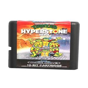 sega md game card - teenage mutant ninja turtles hyper stone heist for 16 bit sega md game cartridge megadrive genesis system