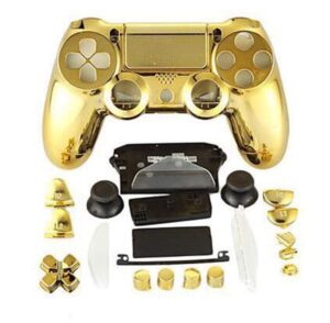 full housing shell cover plating case with button screw driver for verison controller (gold)