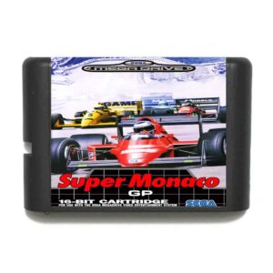 super monaco gp (grand prix) 16 bit md game card for sega mega drive for genesis with box