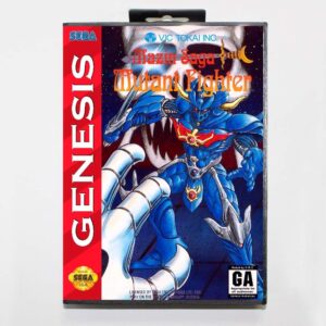 mazin saga mutant fighter game cartridge 16 bit md game card with retail box for sega mega drive for genesis