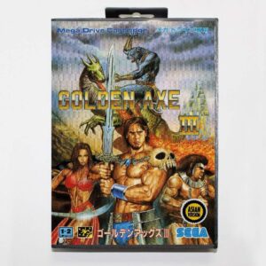 16 bit sega md game cartridge with retail box - golden axe 3 iii game card for megadrive genesis system