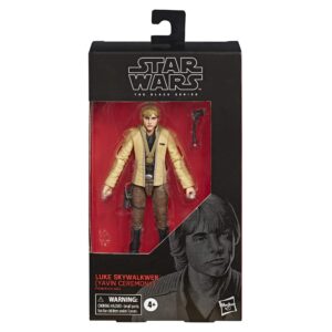 star wars the black series luke skywalker (yavin ceremony) toy 6" scale a new hope collectible figure, kids ages 4 & up