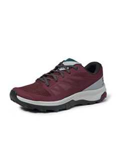 salomon outline hiking shoes for women, wine tasting/quarry/green gables, 6