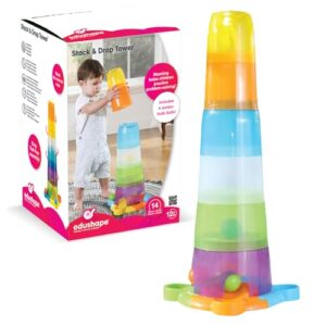 edushape stack & drop tower, multi