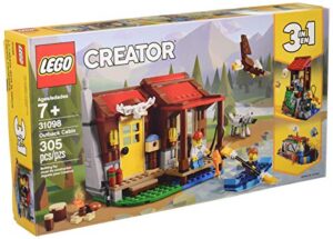 lego creator outback cabin 31098 toy building kit (305 pieces)