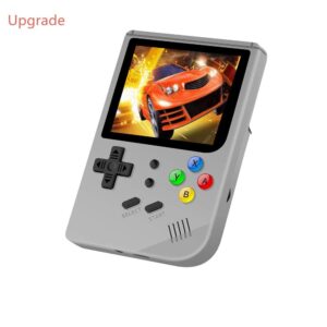 neutral handheld game console，mini hand-held game player retro game 300 game console rg300 retro game hand-held 16g internal 3 inch video game console best gift tony system(gray)