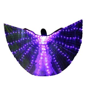 cegduyi women led belly dance wings belly dance costumes 360 degree sticks performance dancing supplies props