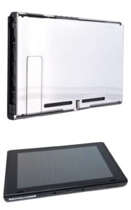 chrome silver custom console for nintendo switch (tablet only)