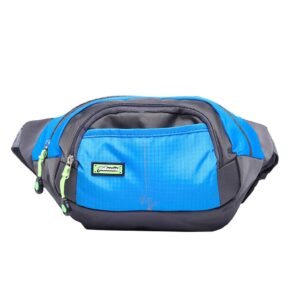 women and men outdoor sports travel fanny pack waist pack bags travel backpack crossbody shoulder bag (sky blue)