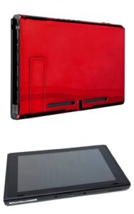 chrome red custom console for nintendo switch (tablet only)