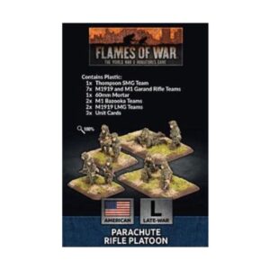 flames of war: late war: united states: parachute rifle platoon (us792)