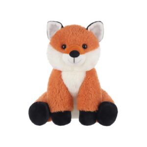 apricot lamb toys plush fox stuffed animal soft cuddly perfect for girls boys (yellow fox, 9 inches)