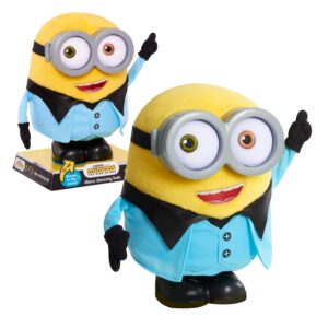 just play illumination's minions: the rise of gru disco dancing bob feature plush, kids toys for ages 3 up