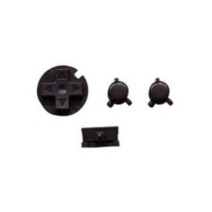 colorful game controller gamepad buttons replacement for nintendo game boy gbp - black