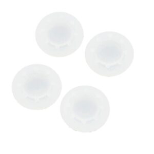 4 x silicone analog joystick thumbstcks thumb stick grips caps cover for ps4 ps3 xbox one xbox 360 ps2 controllers (clear)