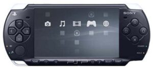 sony playstation portable (psp) 2000 series handheld gaming console system (renewed) (black)