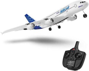 new a380 airplane 2.4g 3ch fixed wing outdoor a120-a380 rc plane toys (two batteries without light)