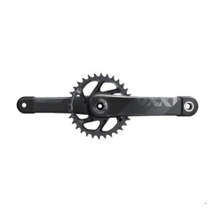 sram xx1 eagle axs boost crankset - 170mm, 12-speed, 34t, direct mount, dub spindle interface, gray