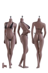 phicen tbleaguefemale seamless action figures-realistic full silicone body white skin & stainless steel skeleton-1/6 scale super flexible female figure dolls for arts/drawings/photography (s12d)