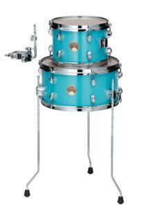 tama add-on kit for club-jam mini - 10" x 7" tom tom/14" x 7" floor tom/single tom mount - aqua blue (ljkt10f14-aqb)