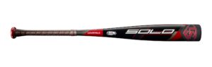 louisville slugger unisex-adult 2020 solo (-10) 2 3/4" senior league baseball bat, 30"/20 oz, black