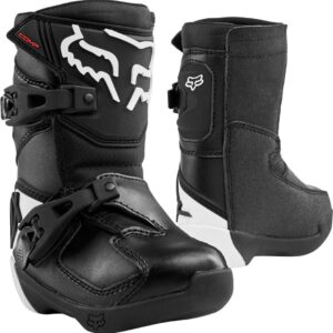 fox racing unisex-child youth comp motocross boot,black,little kid 12