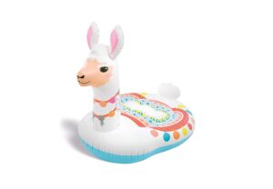 intex cute llama inflatable pool float: animal pool toy for kids – 2 heavy-duty handles – 88lb weight capacity – 44" x 37" x 53" – for ages 3+