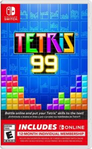 tetris 99 + 12 month nintendo switch online individual membership - nintendo switch