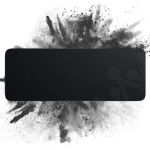 dierya gaming mouse pad, large durable suitable size mousepad, non-slip rubber base computer soft keyboard pad mat(31.3x 11.9in)