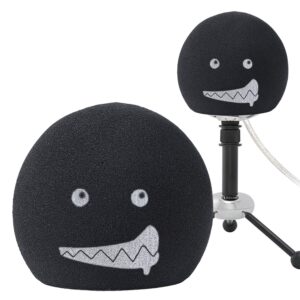 youshares blue snowball pop filter - customizing microphone windscreen foam cover for improve blue snowball ice mic audio quality (mouth)