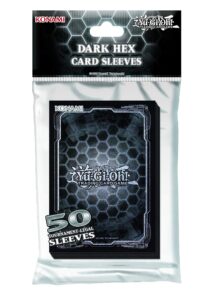 yu-gi-oh! - dark hex card sleeves (50 pack)