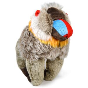 tigerhart mambo the mandrill - 10.5 inch stuffed animal plush baboon