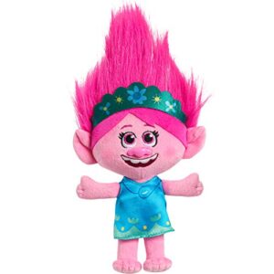 dreamworks trollstopia 8 inch small plush poppy, kids toys for ages 3 up by just play