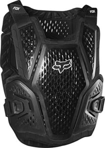 fox racing raceframe roost motocross chest protector, black, l/xl