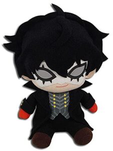 great eastern entertainment persona 5- phantom thief ver. sitting pose plush 6" h, black, one size